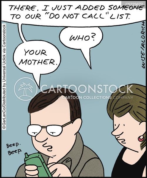 Do Not Call Cartoons and Comics - funny pictures from CartoonStock