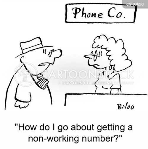 Mobile Number Cartoons and Comics - funny pictures from CartoonStock