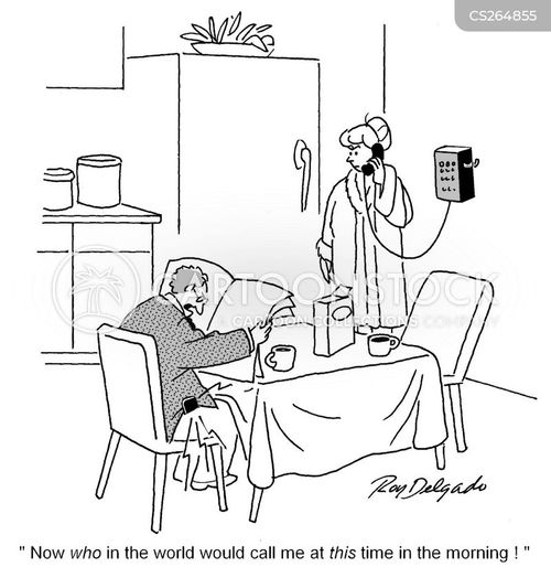 Urgent Call Cartoons and Comics - funny pictures from CartoonStock