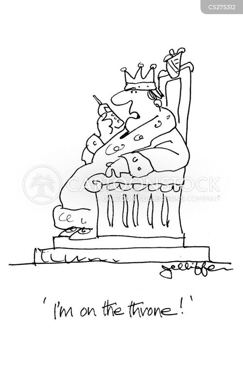 Throne Cartoons and Comics - funny pictures from CartoonStock
