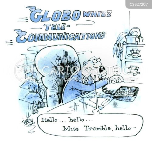 Taking Calls Cartoons and Comics - funny pictures from CartoonStock