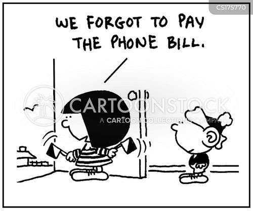 Telephone Bill Cartoons and Comics - funny pictures from CartoonStock