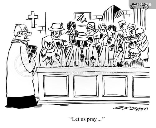 Virtual Worship Cartoons and Comics - funny pictures from CartoonStock