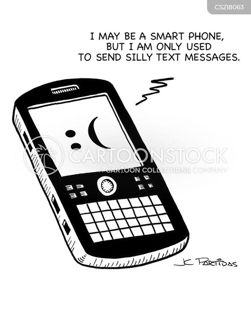 Phone Technologies Cartoons and Comics - funny pictures from CartoonStock