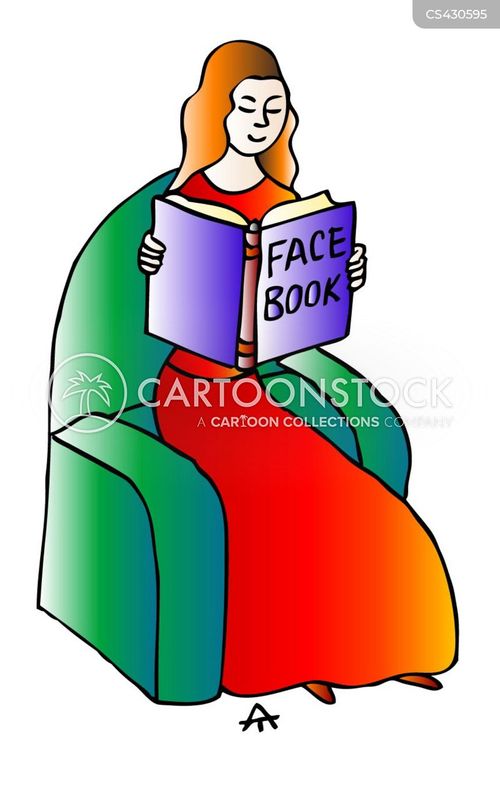 Book On Face Cartoons and Comics - funny pictures from CartoonStock