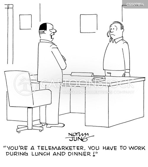 Telemarketing Call Cartoons and Comics - funny pictures from CartoonStock