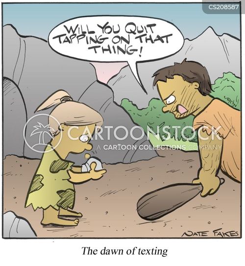 Texting Addiction Cartoons and Comics - funny pictures from CartoonStock