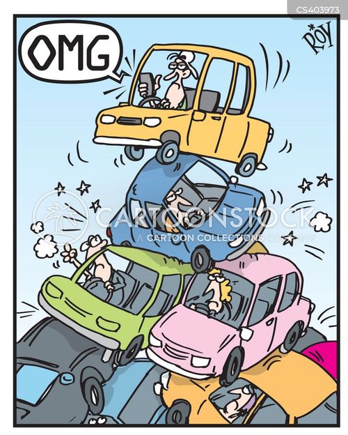 Traffic Collision Cartoons and Comics - funny pictures from CartoonStock