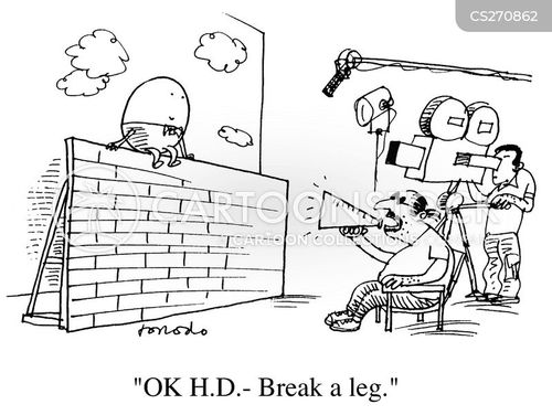 Stage Director Cartoon