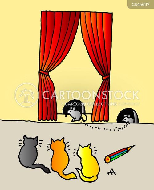 Feline Theatrics Cartoons and Comics - funny pictures from CartoonStock