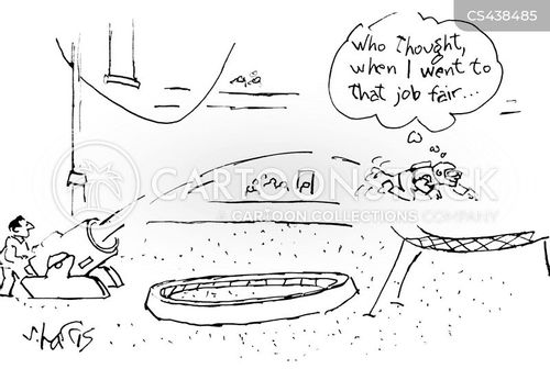 Job Fair Cartoons and Comics - funny pictures from CartoonStock