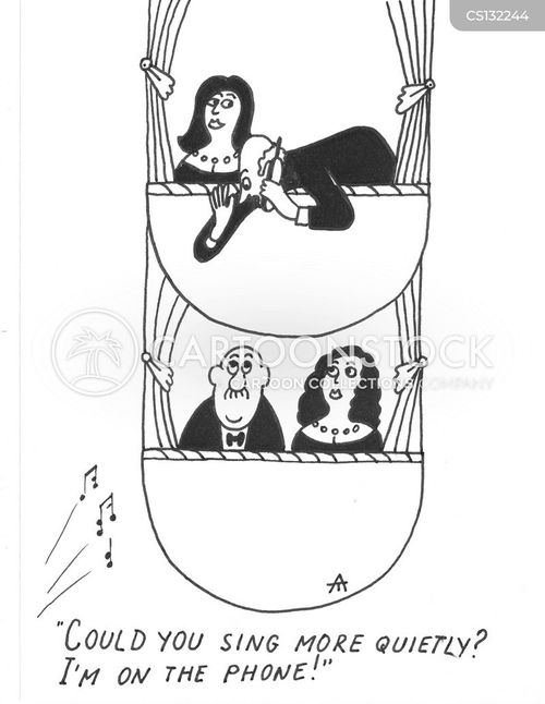 Opera Etiquette Cartoons and Comics - funny pictures from CartoonStock