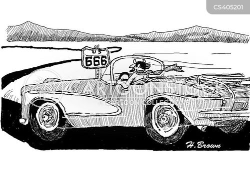 Route 66 Cartoons and Comics - funny pictures from CartoonStock