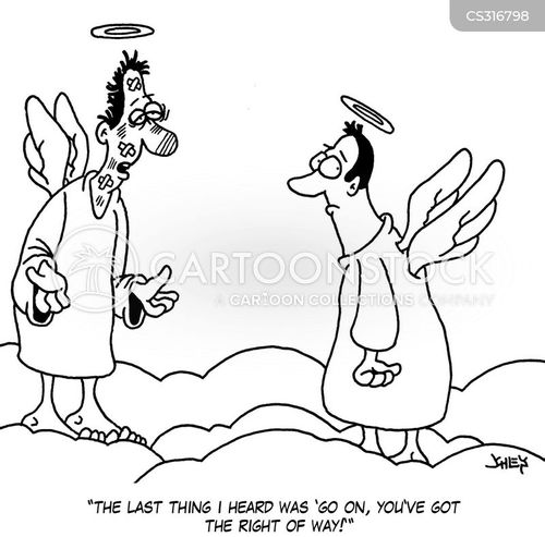 Right Of Way Cartoons and Comics - funny pictures from CartoonStock