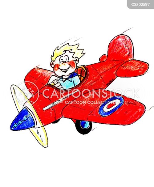 Aeroplane Pilot Cartoons and Comics - funny pictures from CartoonStock
