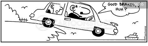 Brakes Cartoons and Comics - funny pictures from CartoonStock