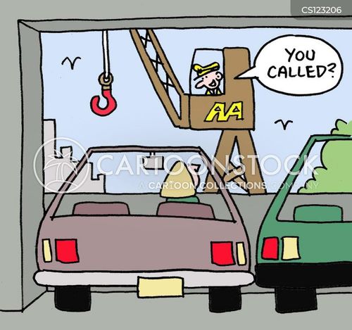 Breakdown Service Cartoons and Comics - funny pictures from CartoonStock