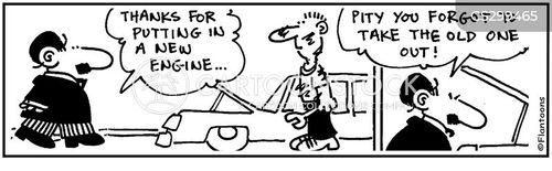 Blown Engine Cartoons and Comics - funny pictures from CartoonStock