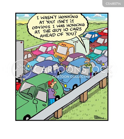 Roadrage Cartoons and Comics - funny pictures from CartoonStock