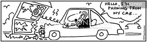 Car Phone Cartoons and Comics - funny pictures from CartoonStock