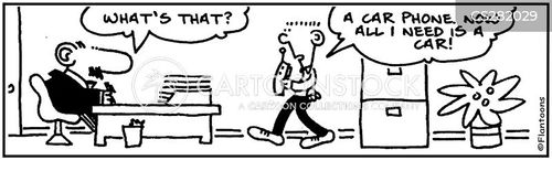 Car Phone Cartoons and Comics - funny pictures from CartoonStock