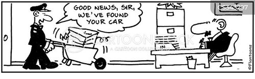 Lost Car Cartoons and Comics - funny pictures from CartoonStock