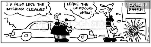 Car Valet Cartoons and Comics - funny pictures from CartoonStock
