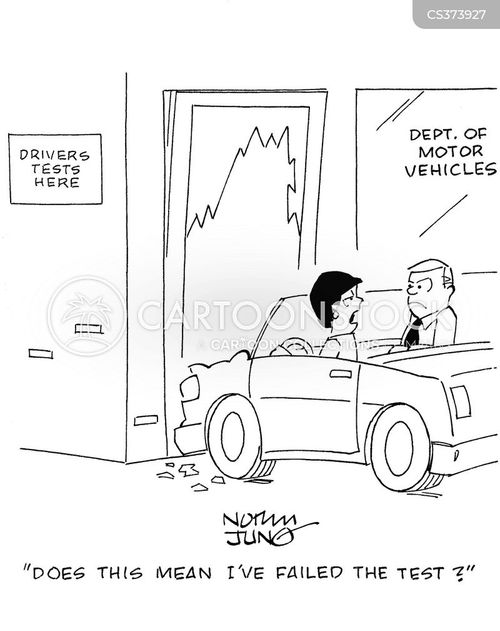 Drivers Test Cartoons and Comics - funny pictures from CartoonStock