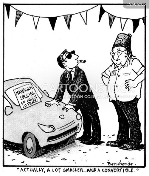 Convertible Cartoons and Comics - funny pictures from CartoonStock