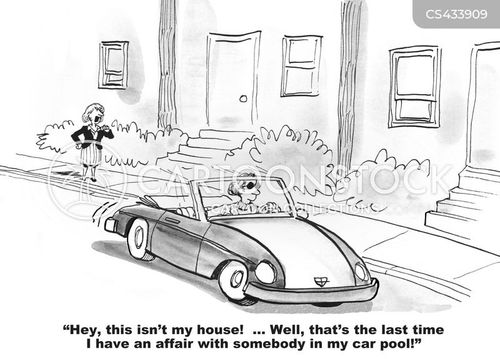 Carpool Cartoons and Comics - funny pictures from CartoonStock
