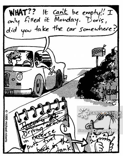 Car Fuel Cartoons and Comics - funny pictures from CartoonStock