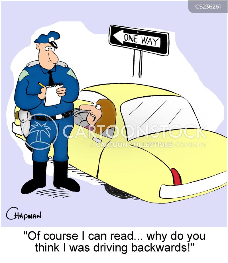 One Way Cartoons and Comics - funny pictures from CartoonStock