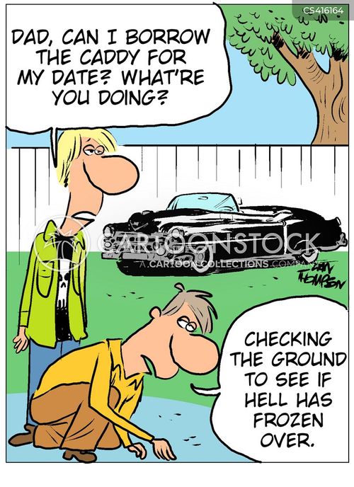 Hell Freezes Over Cartoons and Comics - funny pictures from CartoonStock