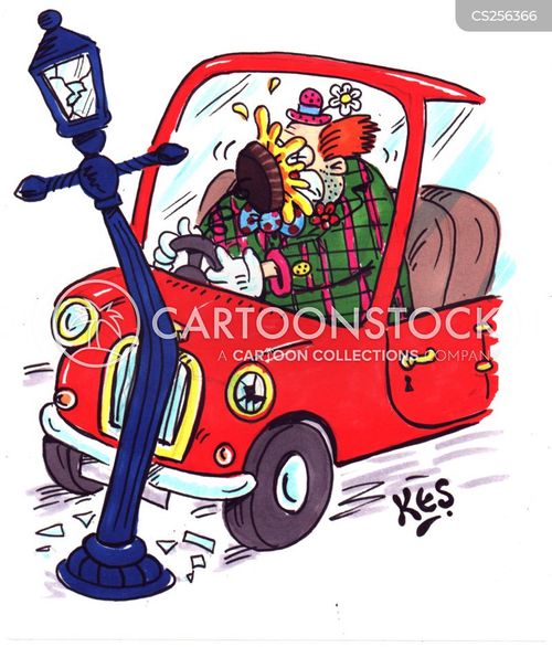 Car Airbag Cartoons and Comics - funny pictures from CartoonStock