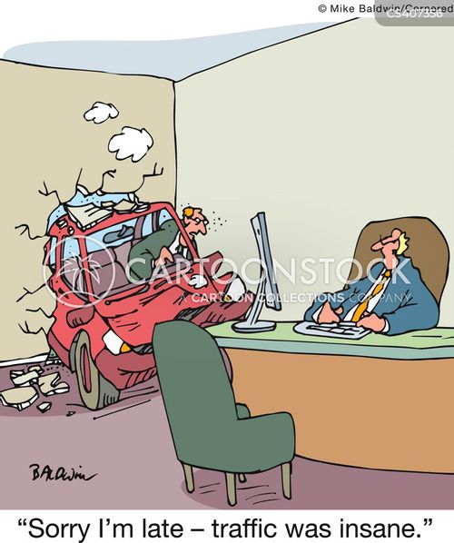 Running Late Cartoons and Comics - funny pictures from CartoonStock