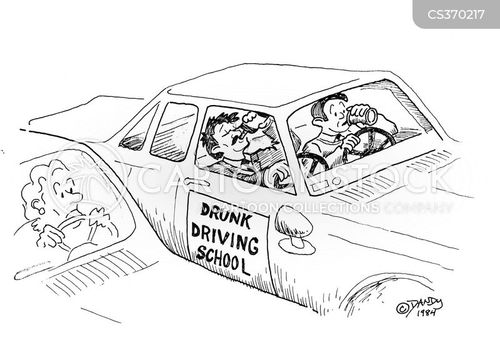 Driving School Cartoons and Comics - funny pictures from CartoonStock