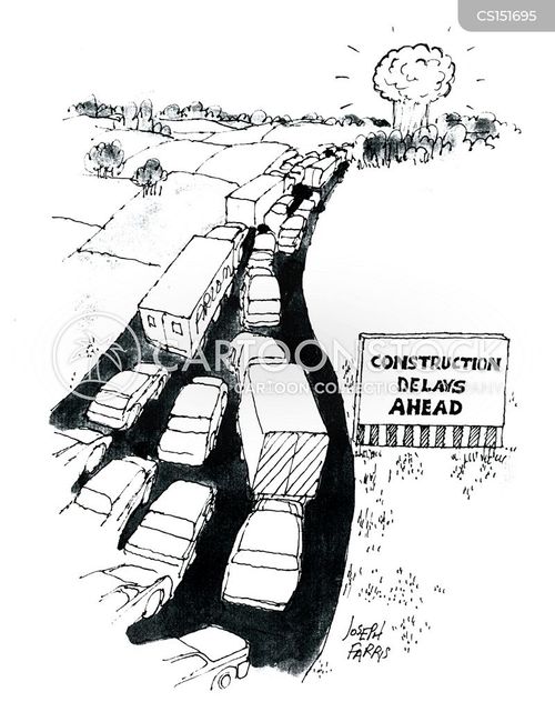 Roadworks Cartoons and Comics - funny pictures from CartoonStock
