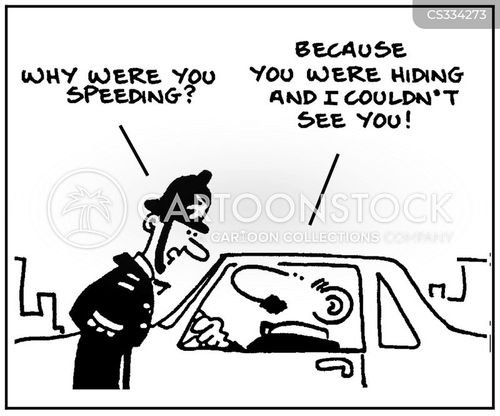 Speed Gun Cartoons and Comics - funny pictures from CartoonStock