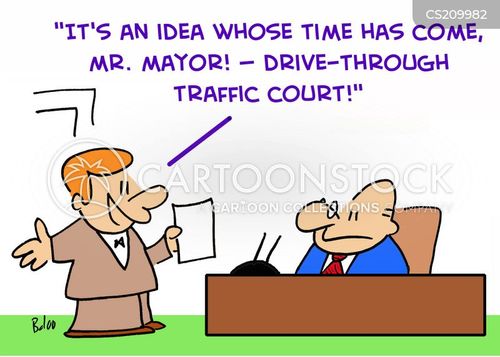 Traffic Court Cartoons and Comics - funny pictures from CartoonStock