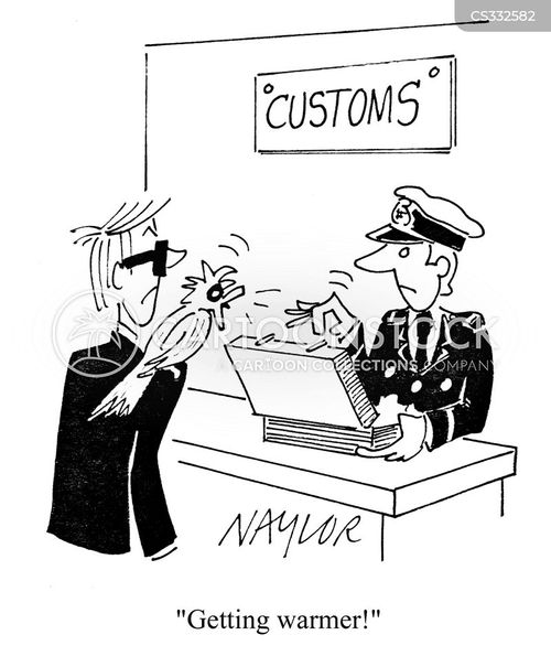 Customs Desk Cartoons and Comics - funny pictures from CartoonStock