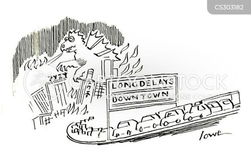 Expect Delays Cartoons and Comics - funny pictures from CartoonStock