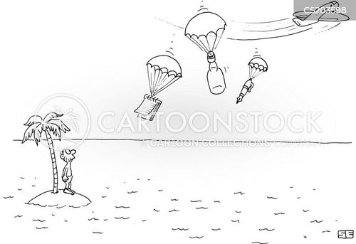 Getting Rescued Cartoons and Comics - funny pictures from CartoonStock