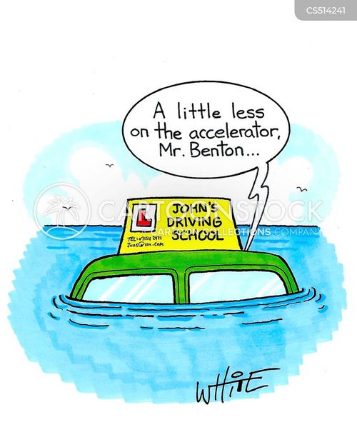 Driving School Cartoons and Comics - funny pictures from CartoonStock