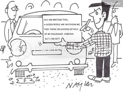 Insurance Details Cartoons and Comics - funny pictures from CartoonStock
