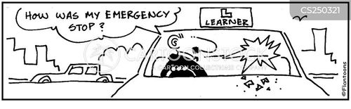 Emergency Stop Cartoons and Comics - funny pictures from CartoonStock