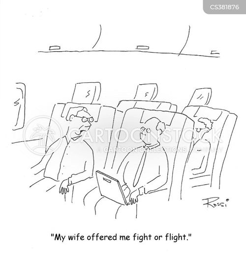 Fight Or Flight Cartoons and Comics - funny pictures from CartoonStock