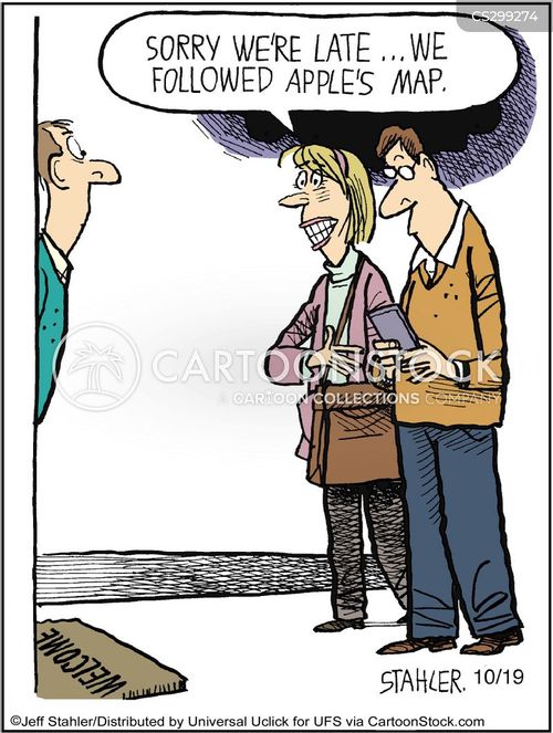 Gps System Cartoons and Comics - funny pictures from CartoonStock