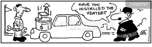 Car Heater Cartoons and Comics - funny pictures from CartoonStock