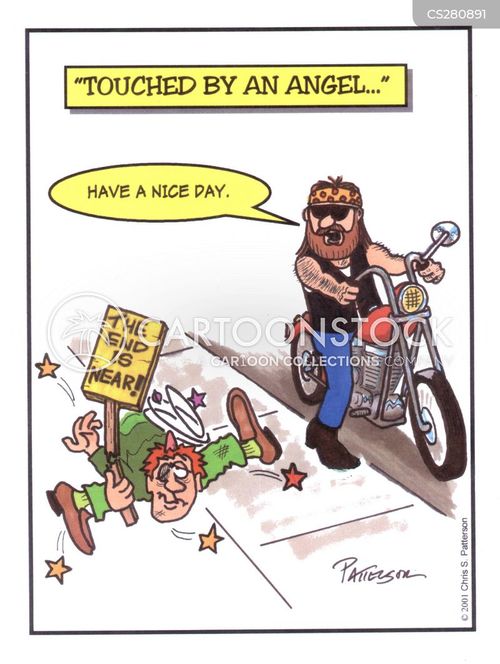 Hell's Angel Cartoons and Comics - funny pictures from CartoonStock