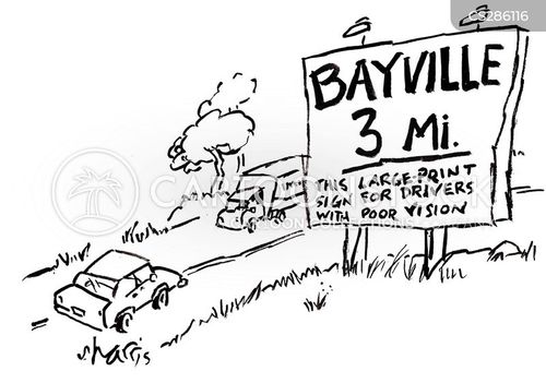 Poor Vision Cartoons and Comics - funny pictures from CartoonStock